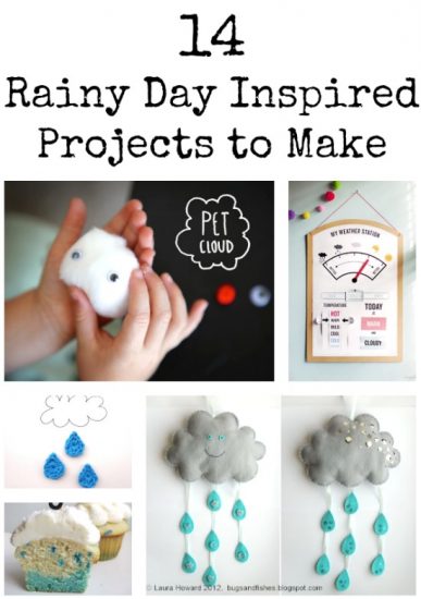 14 Rainy Day Inspired Projects to Make - Make and Takes