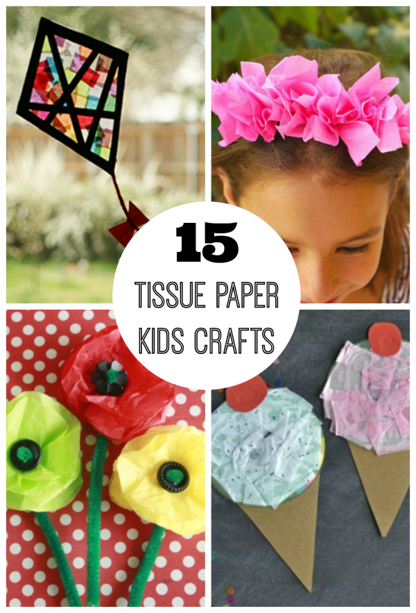 15 Tissue Paper Crafts For Kids Make And Takes
