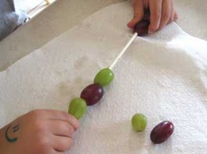 Summer Time Snack with Frozen Grape Pops - Make and Takes