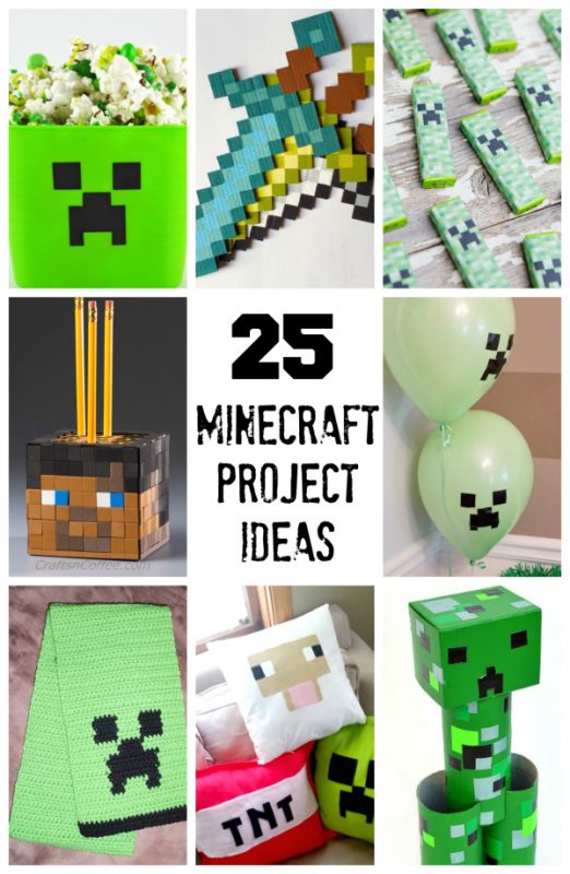 25 Minecraft Projects Kids Will Love - Make and Takes