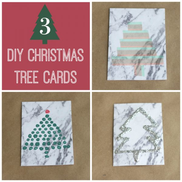 3 Ways to Decorate Christmas Tree Cards - Make and Takes