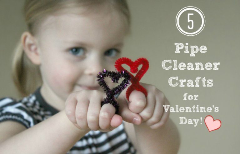 Make Valentines Easy with these 5 Pipe Cleaner Hearts - Make and Takes