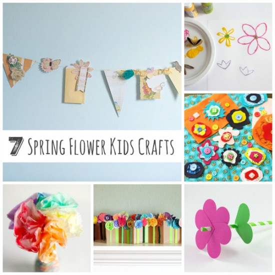 7 Easy & Fun Spring Flower Crafts for Kids - Make and Takes