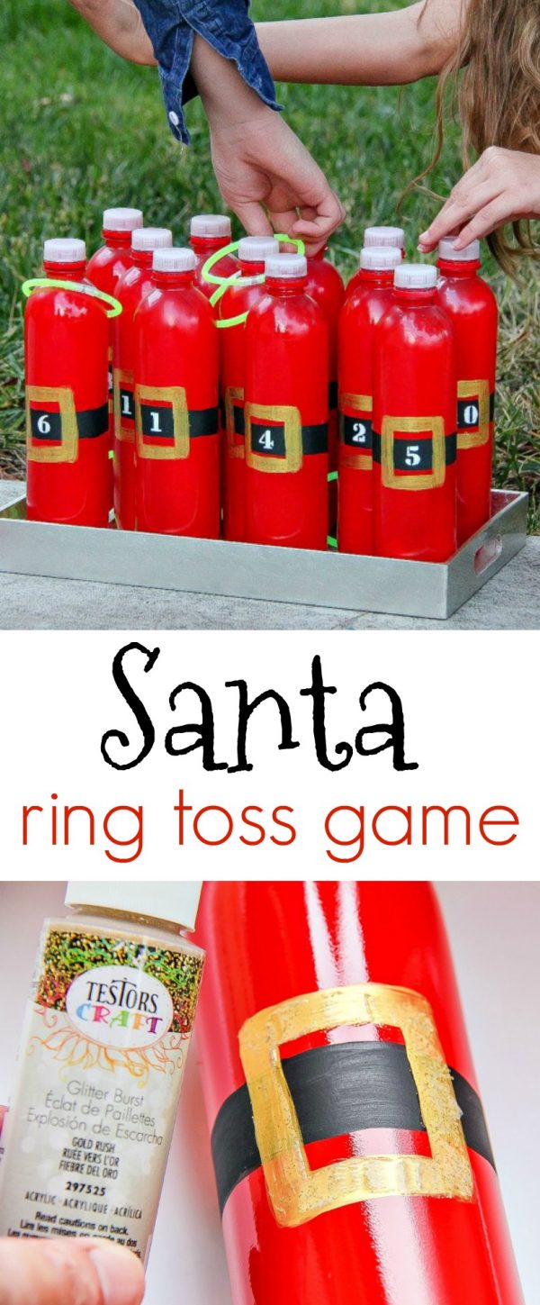 DIY Santa Ring Toss - Make and Takes