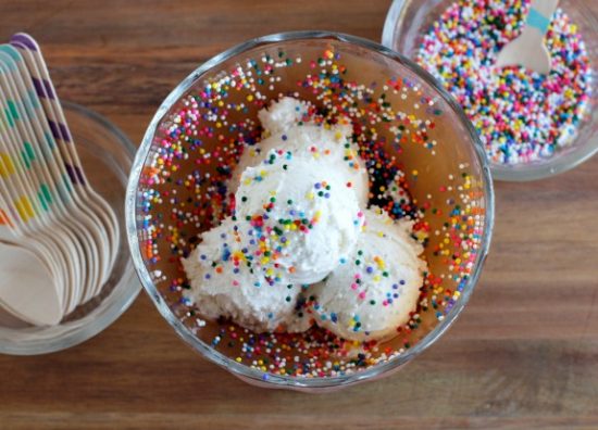 Frozen Syrup Ice Cream Sundaes - Make and Takes