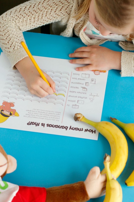 Banana Measuring Graph Activity - Make and Takes
