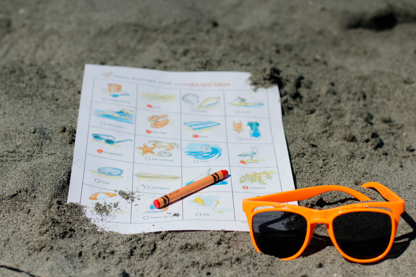 Beach Day "Search and Find" Scavenger Hunt - Make and Takes