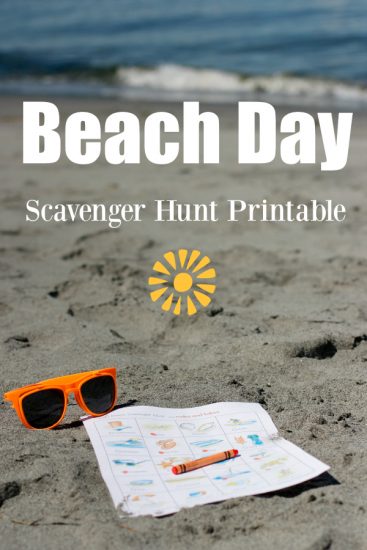 Beach Day "Search and Find" Scavenger Hunt - Make and Takes