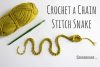 Crocheting a Chain Stitch Snake | Make and Takes