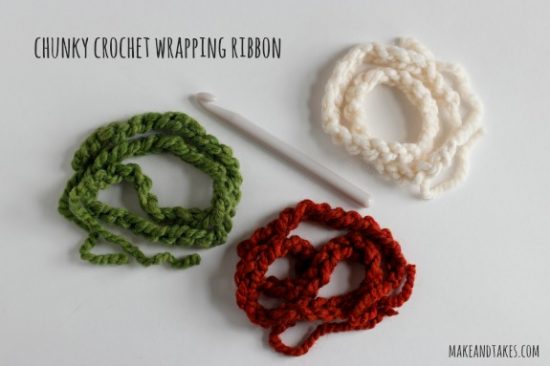Crochet-A-Day: Chain Stitch Wrapping Ribbon - Make and Takes