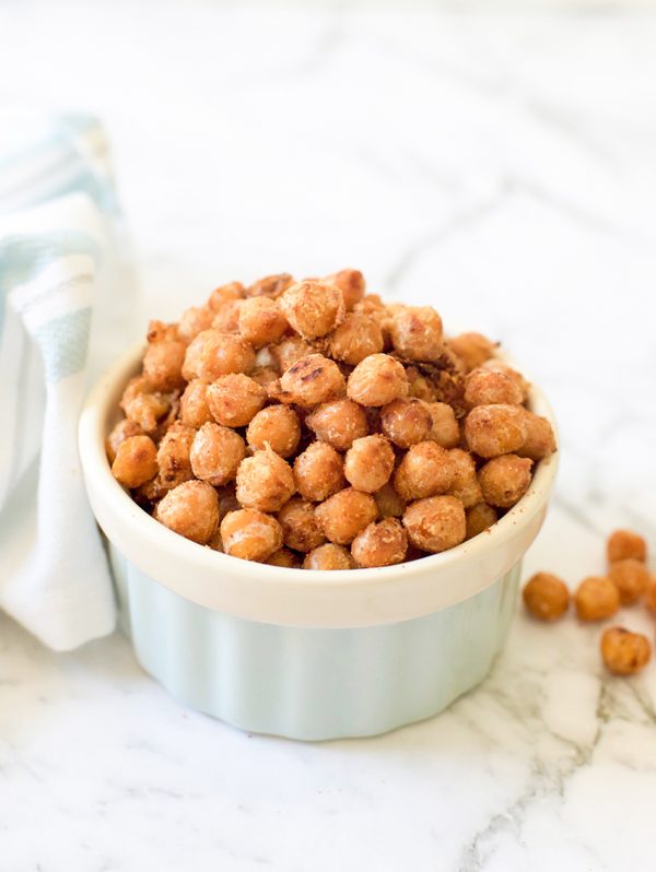 Crispy Pan Fried Chickpeas - Make and Takes
