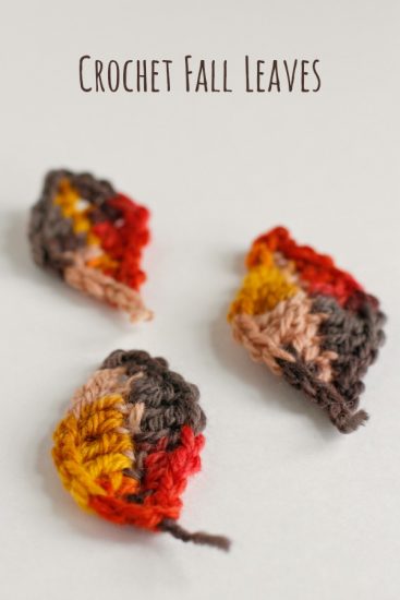 Quick Crochet Fall Leaf Pattern - Make and Takes