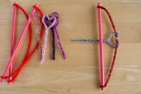 Cupid's Crafty Bow and Arrows - Make and Takes