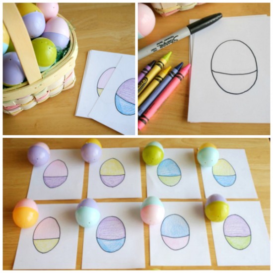 Easter Egg Color Matching Game - Make and Takes
