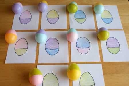 Easter Egg Color Matching Game - Make and Takes