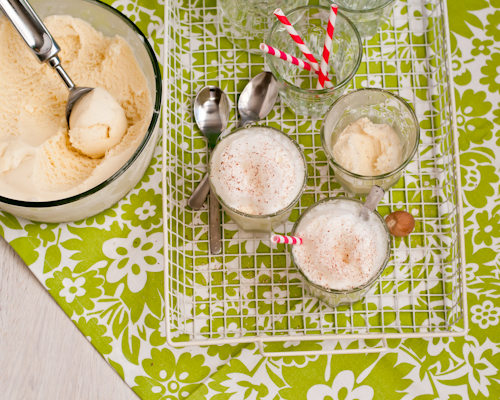 Easy Eggnog Ice Cream Floats - Make and Takes