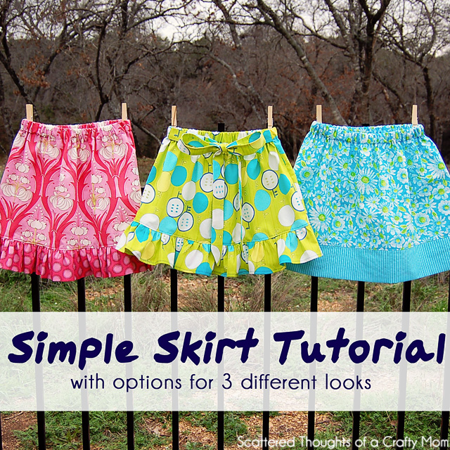 16 Simple Sewing Skirts for Girls - Make and Takes