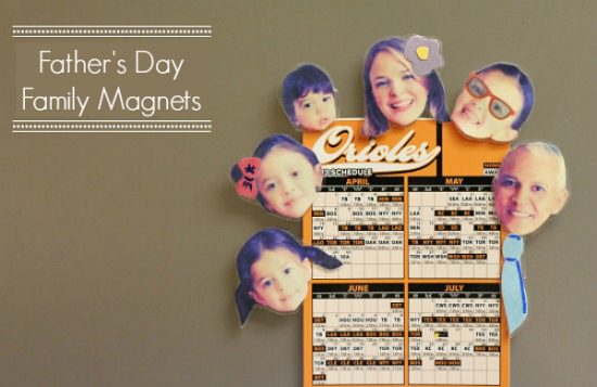 Father's Day Fridge Magnets - Make and Takes