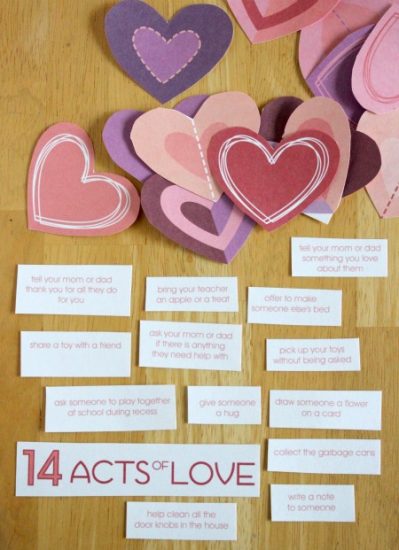 Valentines Count Down + Free Printable - Make and Takes