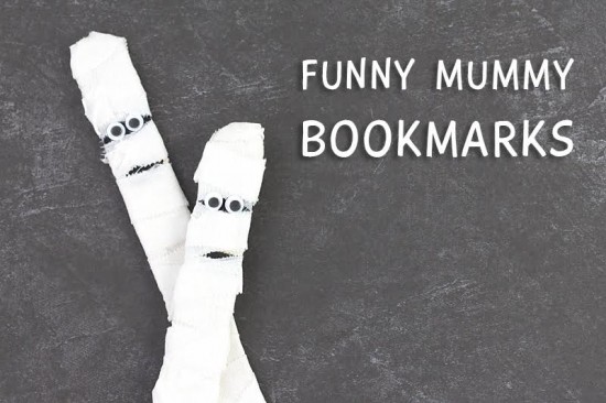 Mummy Bookmarks for Halloween - Make and Takes