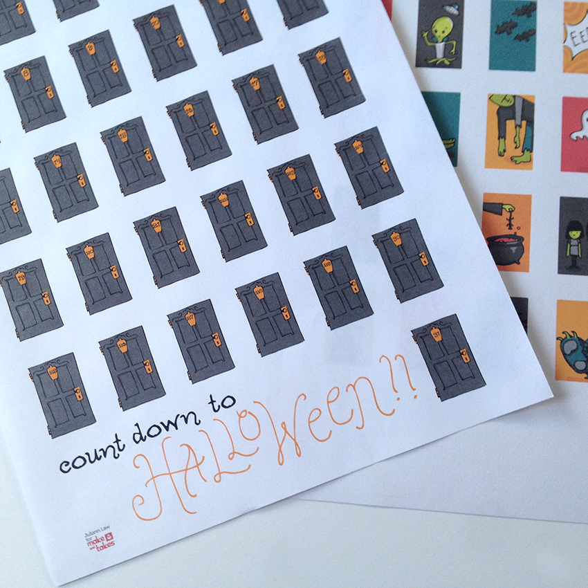 Celebrate All Month with a Halloween Countdown Printable - Make and Takes