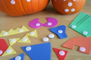 Mix and Match Pumpkin Faces - Make and Takes