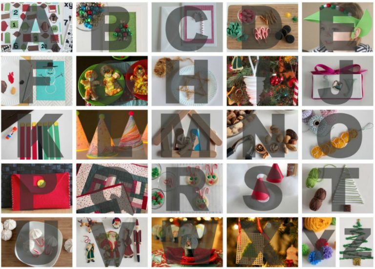 Celebrate the Holidays with the ABC's - Make and Takes