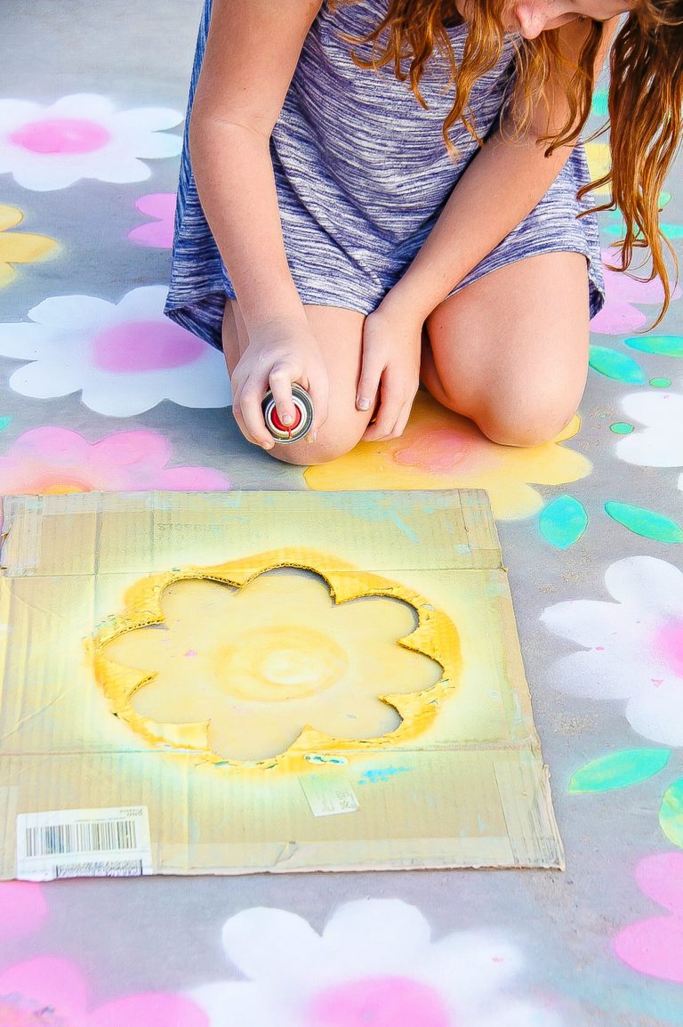 Get Outdoors This Summer With Spray Chalk - Make and Takes