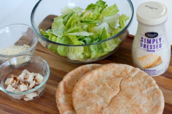 Chicken Caesar Pita Pockets - Make and Takes