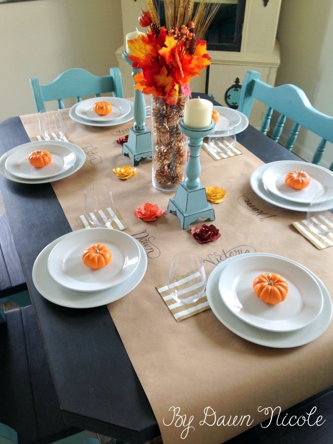 13 DIY Thanksgiving Tablescapes for Holiday Gathering - Make and Takes