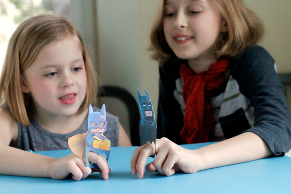 LEGO Batman Finger Puppet Printable - Make and Takes