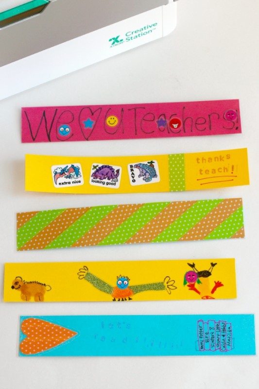 Back to School Bookmarks for Teacher - Make and Takes
