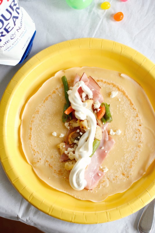 Savory Crepes Easter Dinner Bar