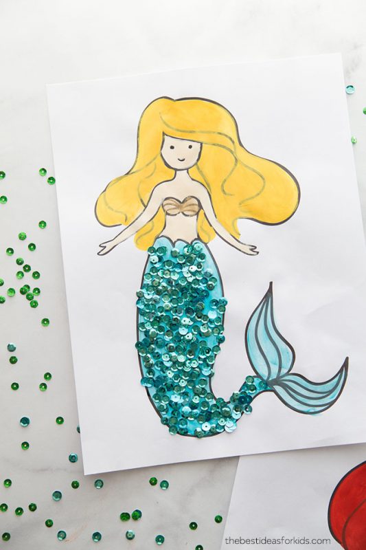 9 Now Ideas: Mermaid Crafts for Kids - Make and Takes