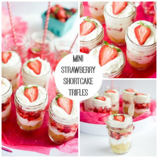 Mini Strawberry Shortcake Trifles - Make and Takes