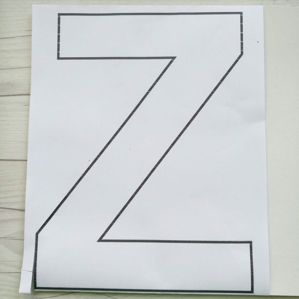 Monogram Letter Magazine Collage - Make and Takes