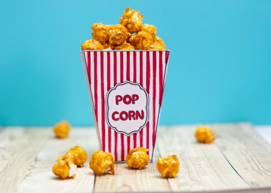 DIY Movie Popcorn Box + Free Printable - Make and Takes