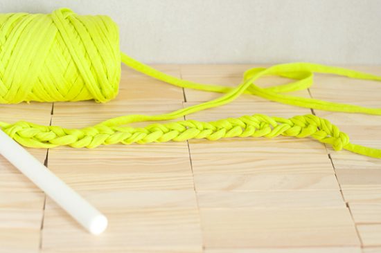 Neon Summer Crochet Clutch With T-Shirt Yarn - Make and Takes
