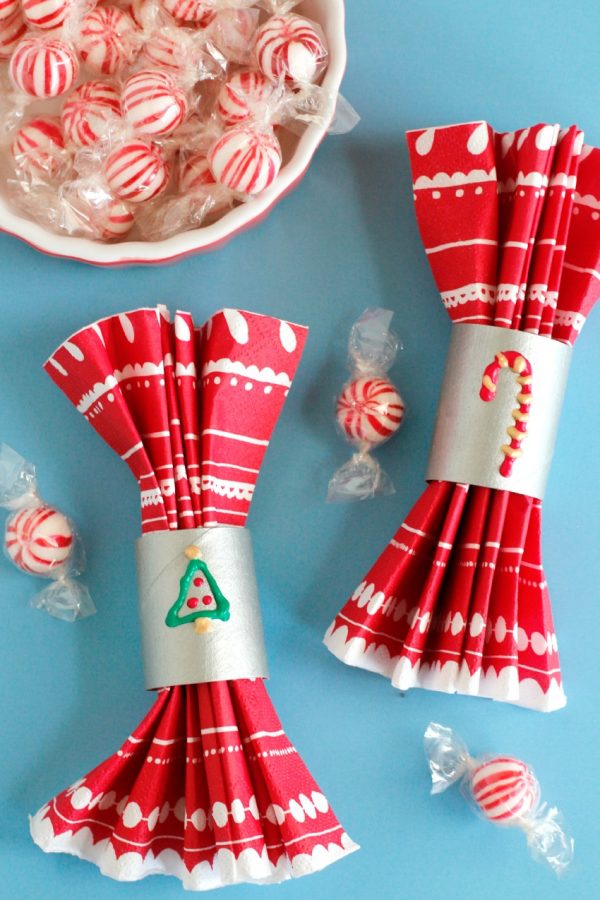 Holiday Paper Tube Napkin Holders - Make and Takes
