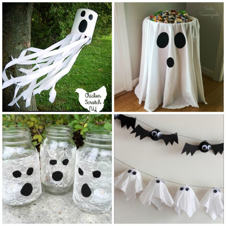 9 NOW Ideas for Ghoulish DIY Ghosts - Make and Takes