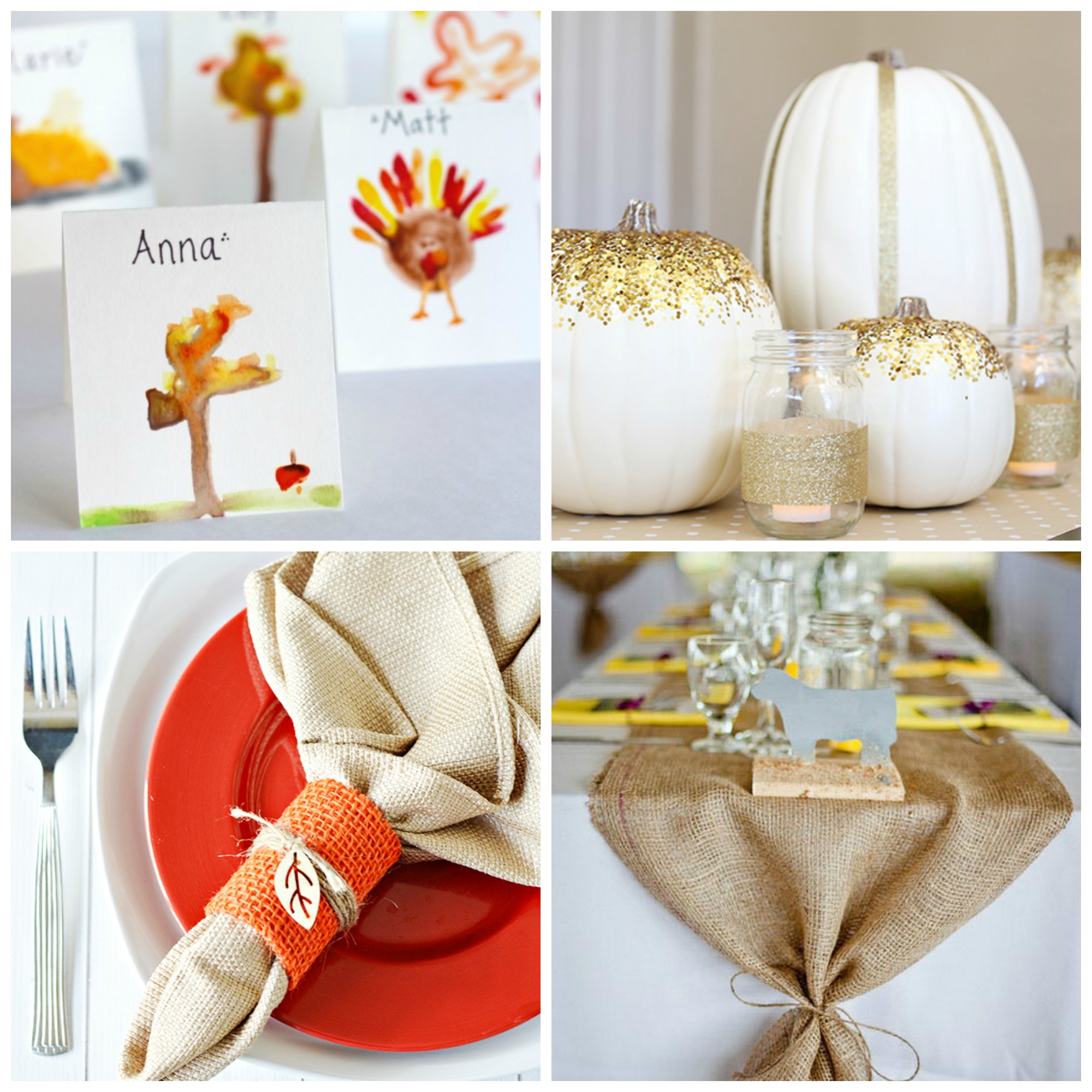 13 DIY Thanksgiving Tablescapes for Holiday Gathering - Make and Takes