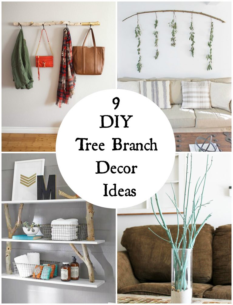 9 Now Ideas: DIY Tree Branch Home Decor - Make and Takes