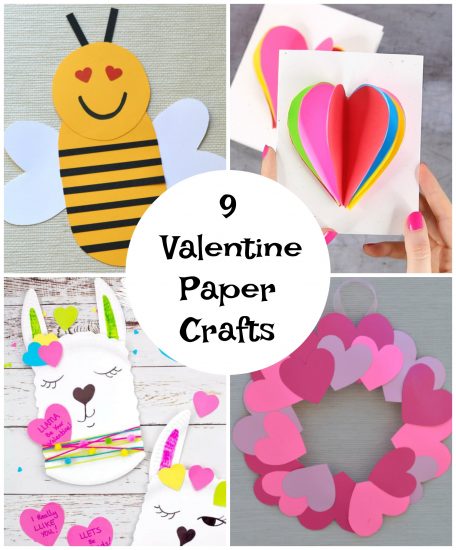 9 Now Ideas for Valentine Paper Crafts - Make and Takes
