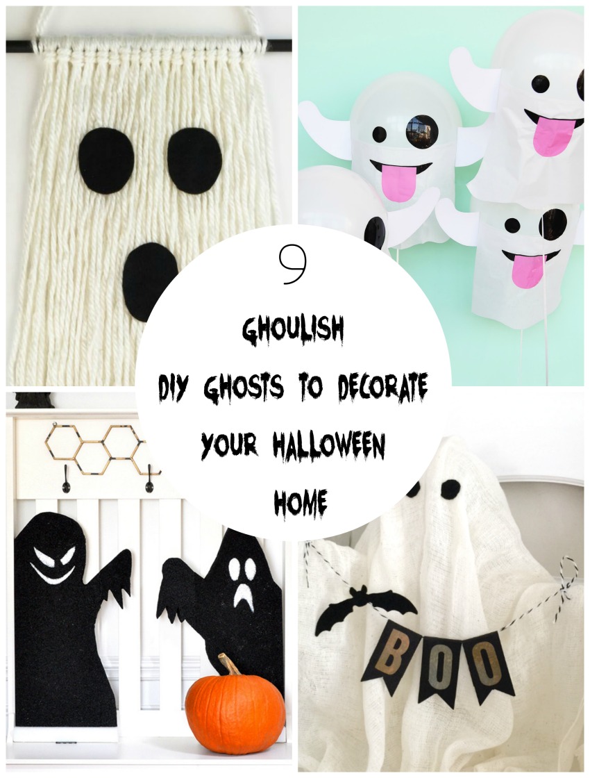 9 NOW Ideas for Ghoulish DIY Ghosts - Make and Takes