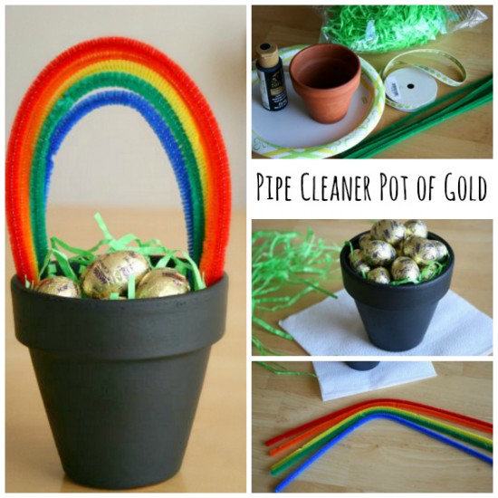 Make Your Own Pipe Cleaner Pot of Gold - Make and Takes