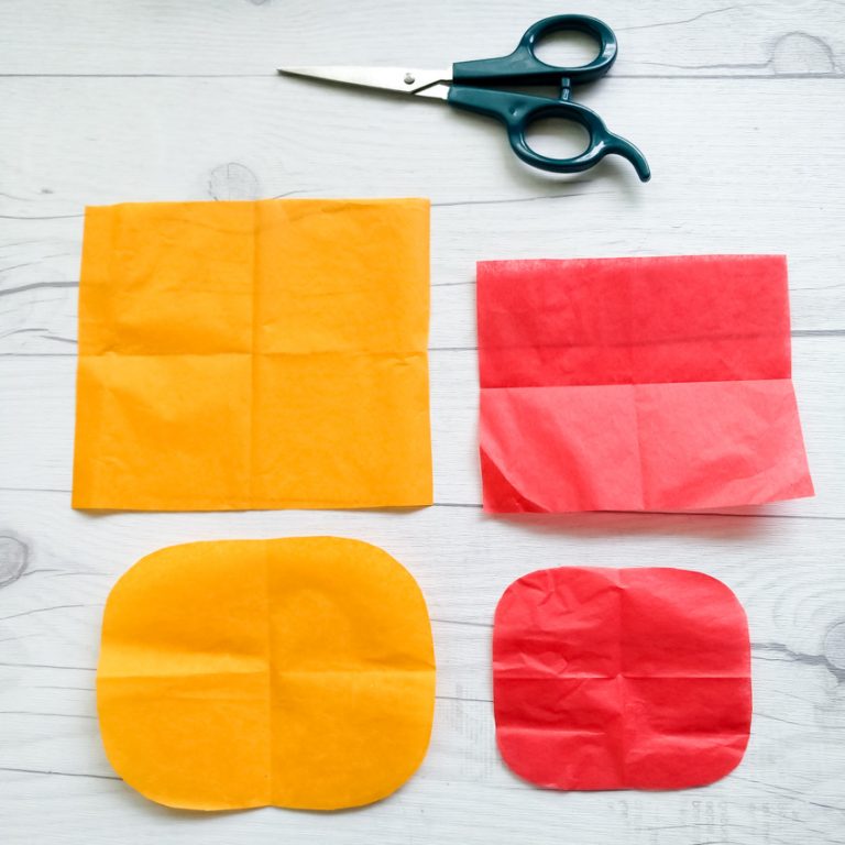 Tissue Paper Butterfly Mobile Craft - Make and Takes