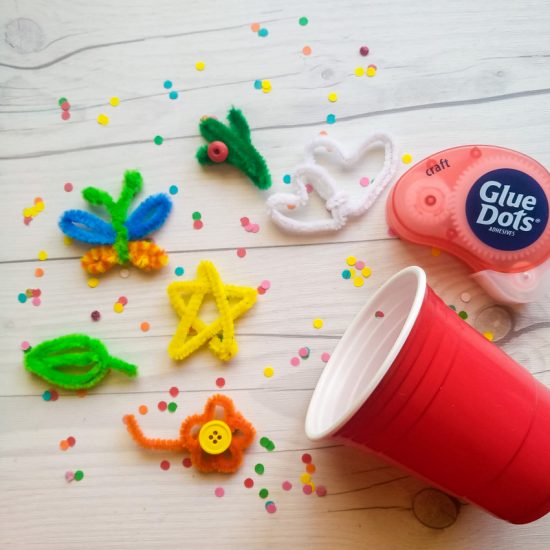 DIY Pipe Cleaner Drink Glass Markers - Make and Takes