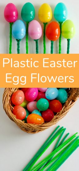 Plastic Easter Egg Flower Bouquets - Make and Takes