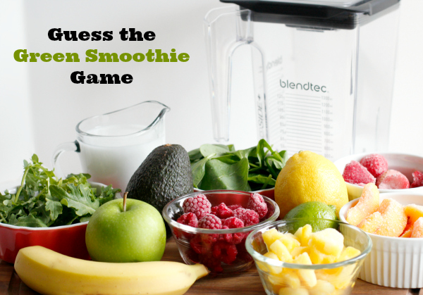 Green Smoothie Guessing Game - Make and Takes