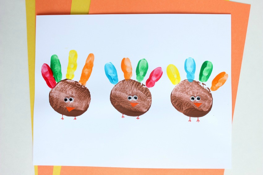 Potato Print Turkey Craft - Make and Takes